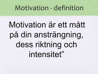 Idrottspsykologi för ryttare | PPTX