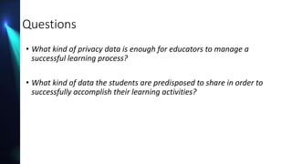 Researching Data Privacy in eLearning | PPT
