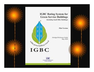 Presentation on IGBC Green service Buildings Rating System | PDF