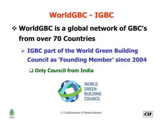Presentation on IGBC Green service Buildings Rating System | PDF