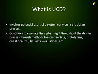 Expanding the User Centred Design Process to incorporate an Experience ...