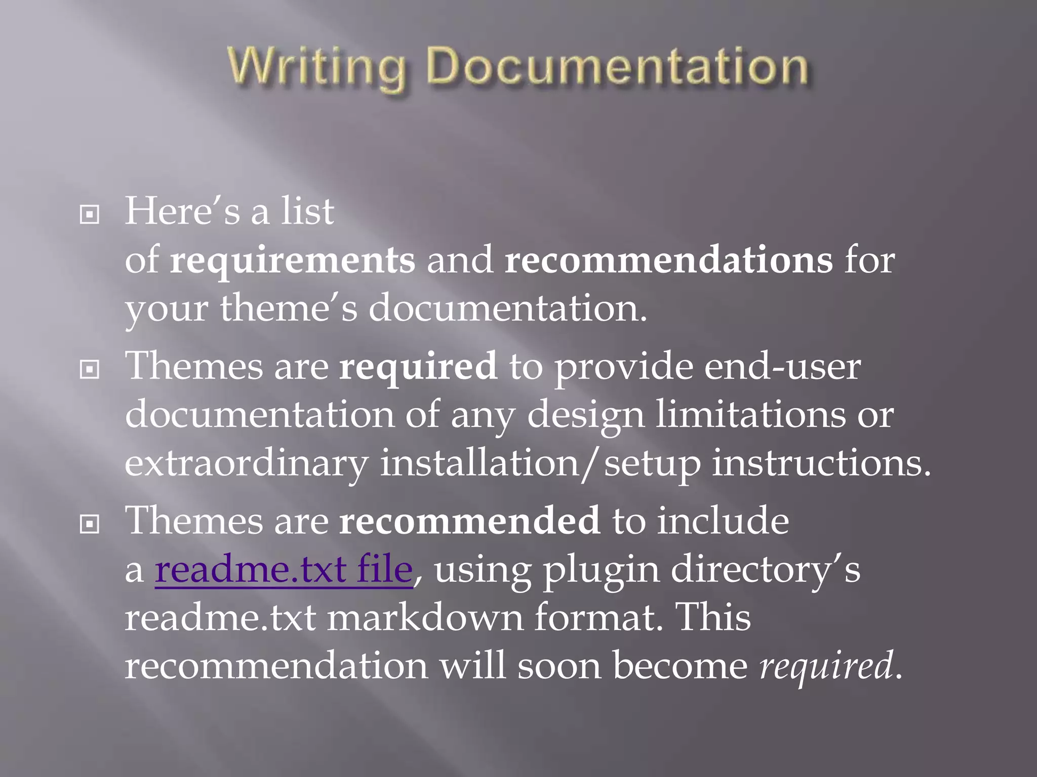 advance theme development | PPTX
