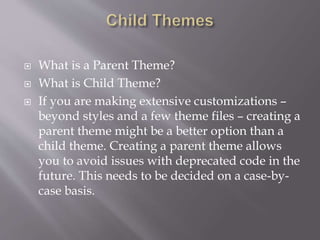 advance theme development | PPTX