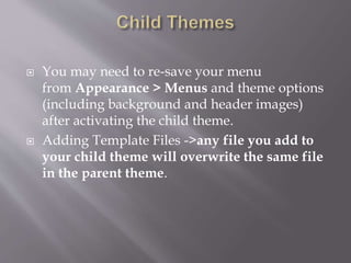advance theme development | PPTX