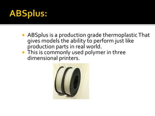 3D printing ppt | PPTX