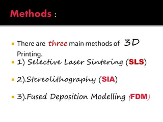 3D printing ppt | PPTX