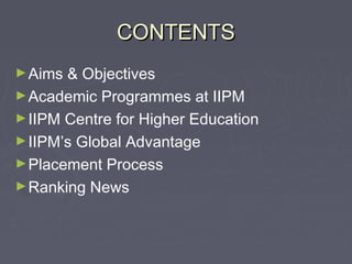 Presentation IIPM | PPT