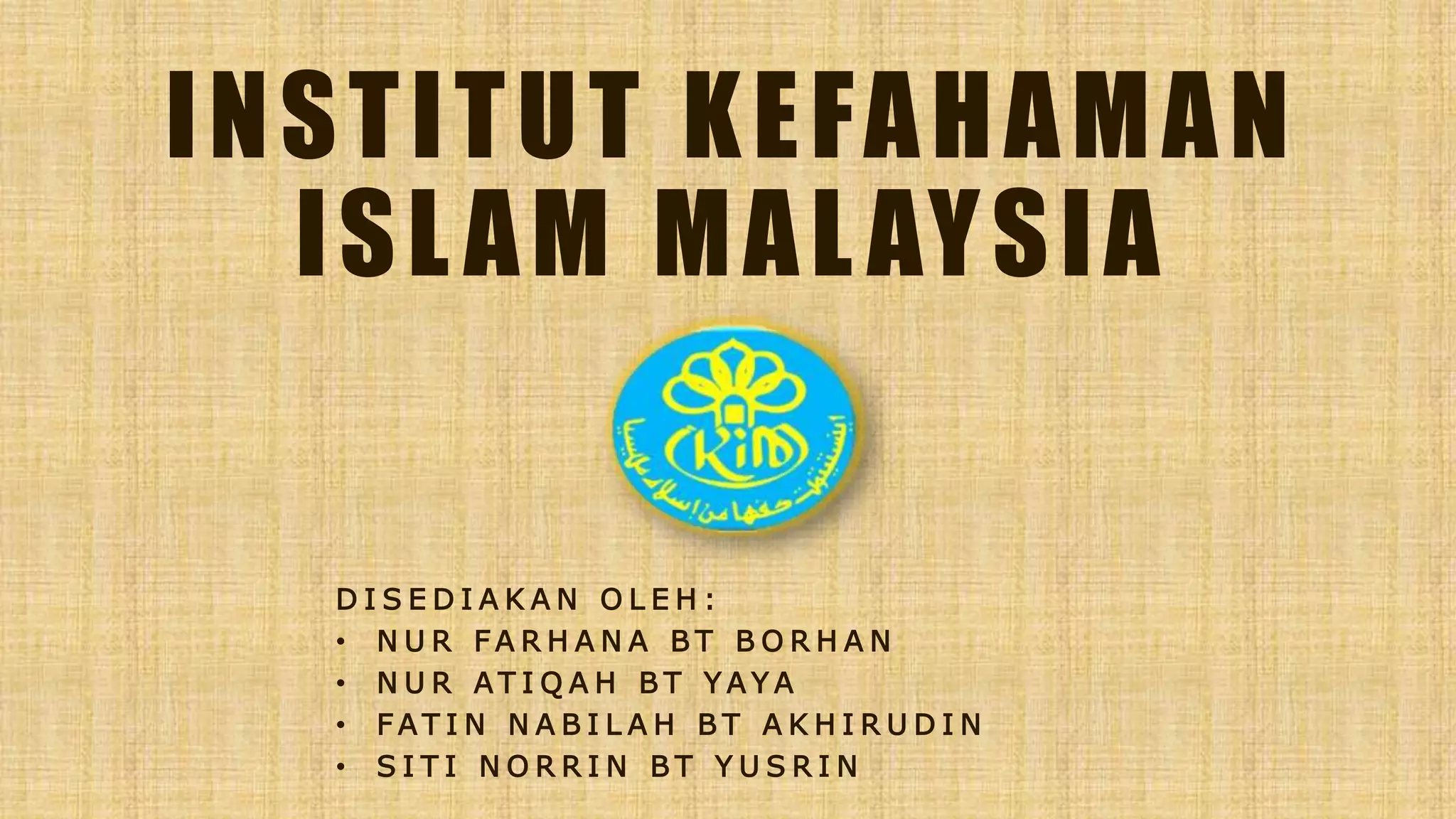 Presentation ikim | PPT