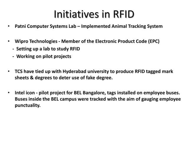 Introduction to RFID | PPTX