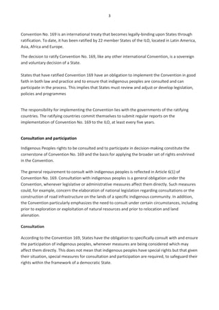 Presentation ilo convention 169 cbs | PDF