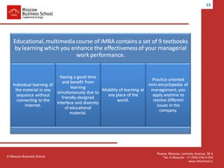 iMBA Presentation | PPT