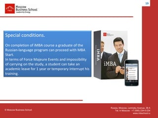 iMBA Presentation | PPT