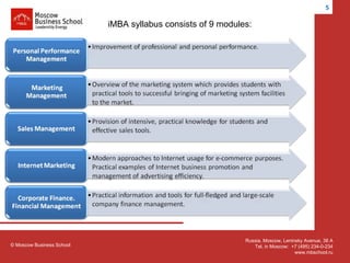 iMBA Presentation | PPT