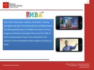 iMBA Presentation | PPT