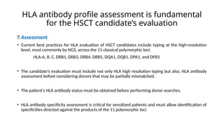 Basic Immunology Evolution of HLA Testing | PPTX