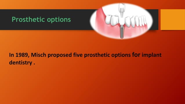Dental implant prosthesis | PPTX