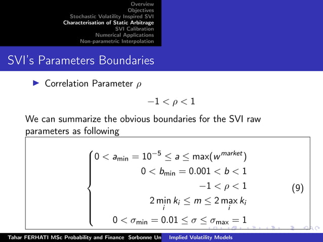 Robust Calibration For SVI Model Arbitrage Free | PDF