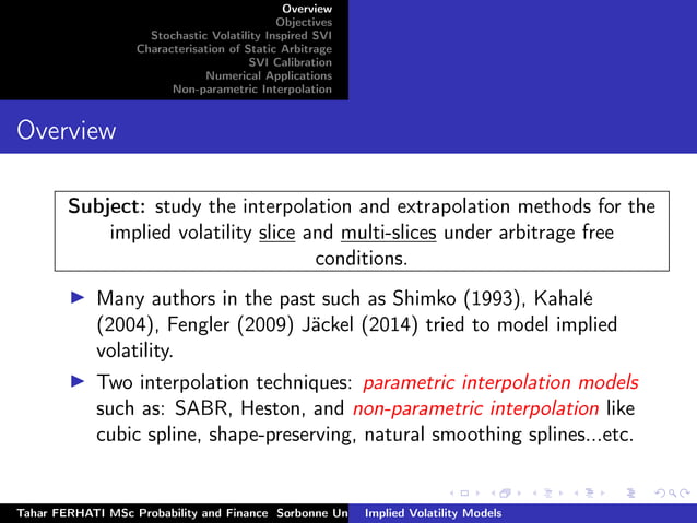 Robust Calibration For SVI Model Arbitrage Free | PDF