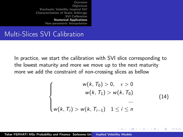 Robust Calibration For SVI Model Arbitrage Free | PDF