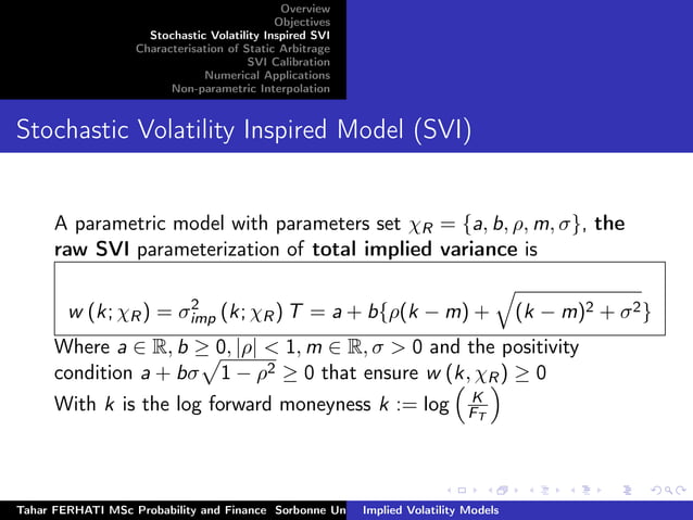 Robust Calibration For SVI Model Arbitrage Free | PDF