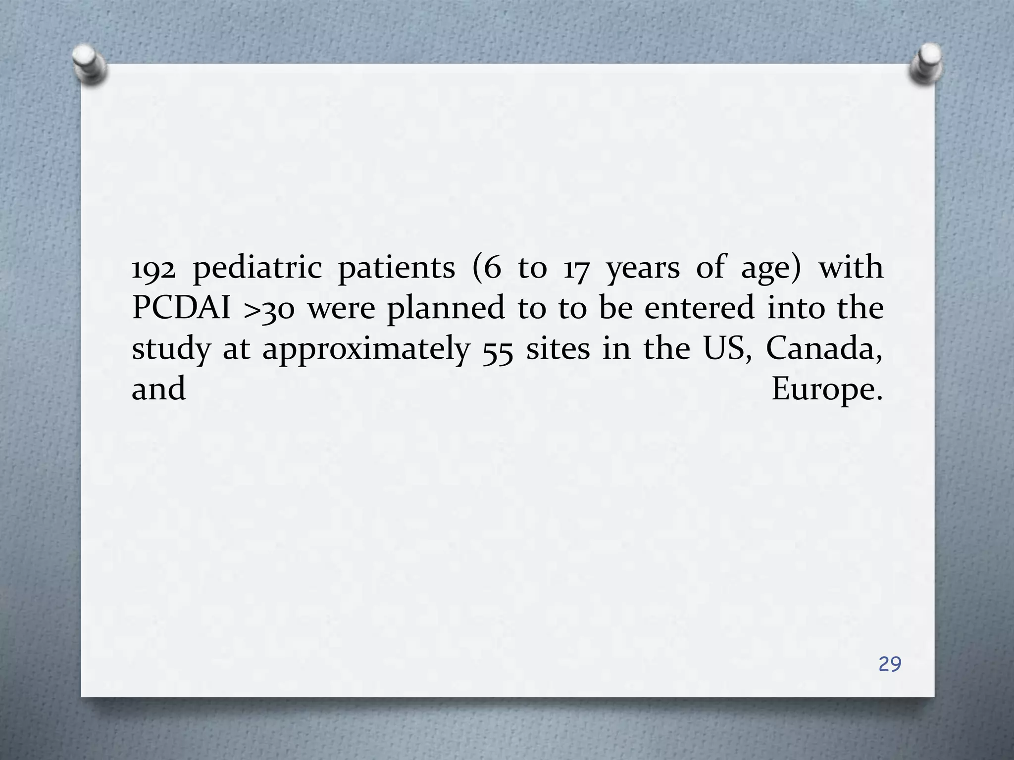 Adalimumab in Pediatric Crohn's Disease | PPTX