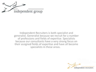 Independent Recruiters Groep | PPTX