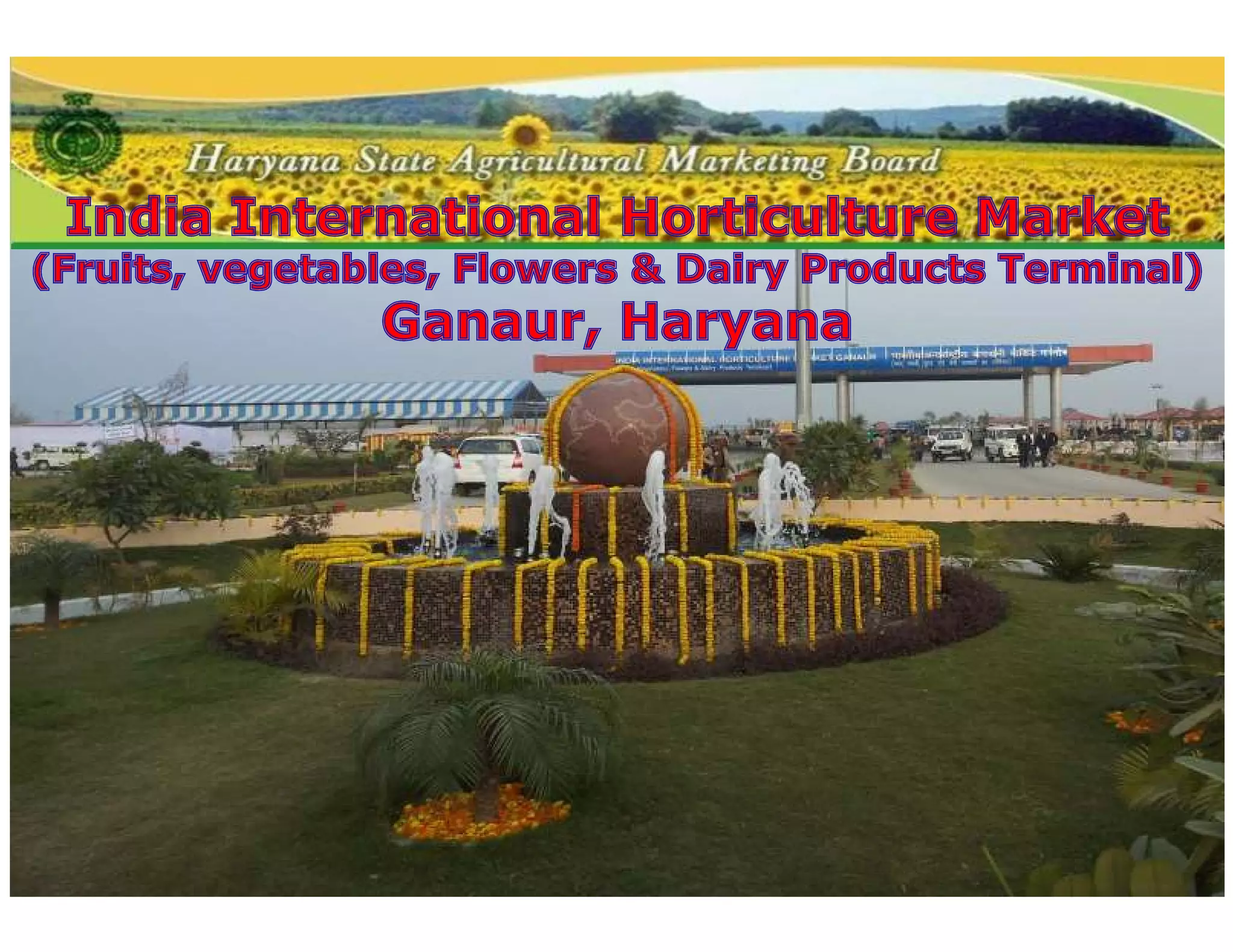 Presentation india international horticulture market | PDF