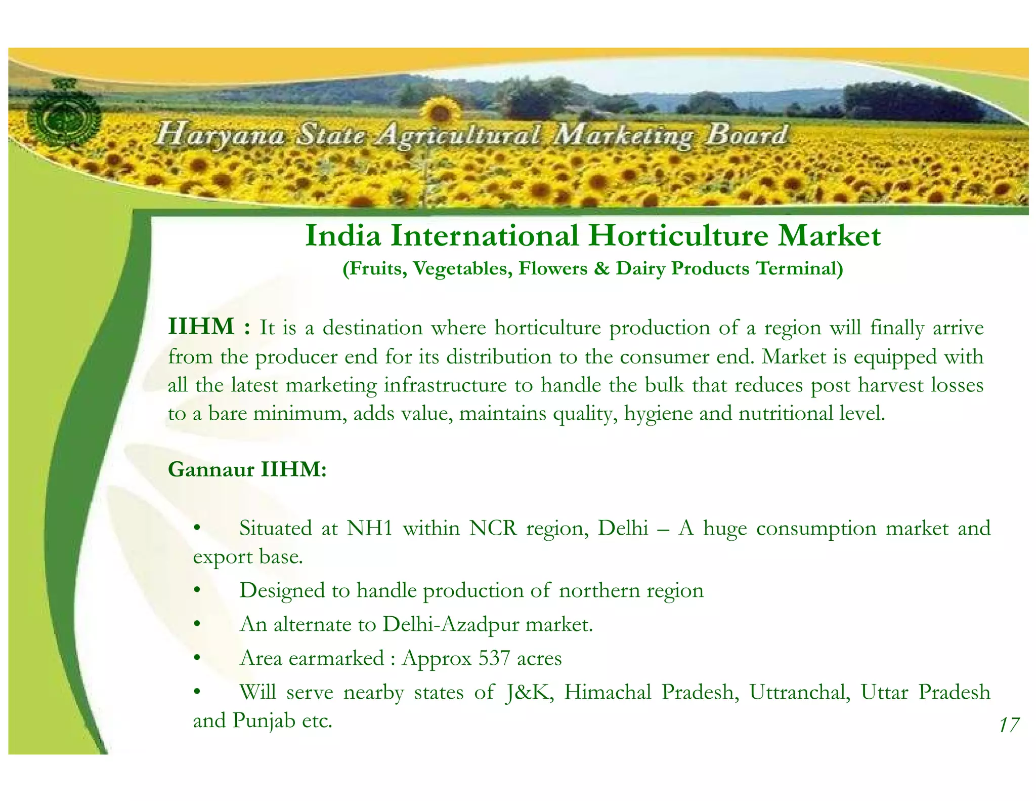 Presentation india international horticulture market | PDF