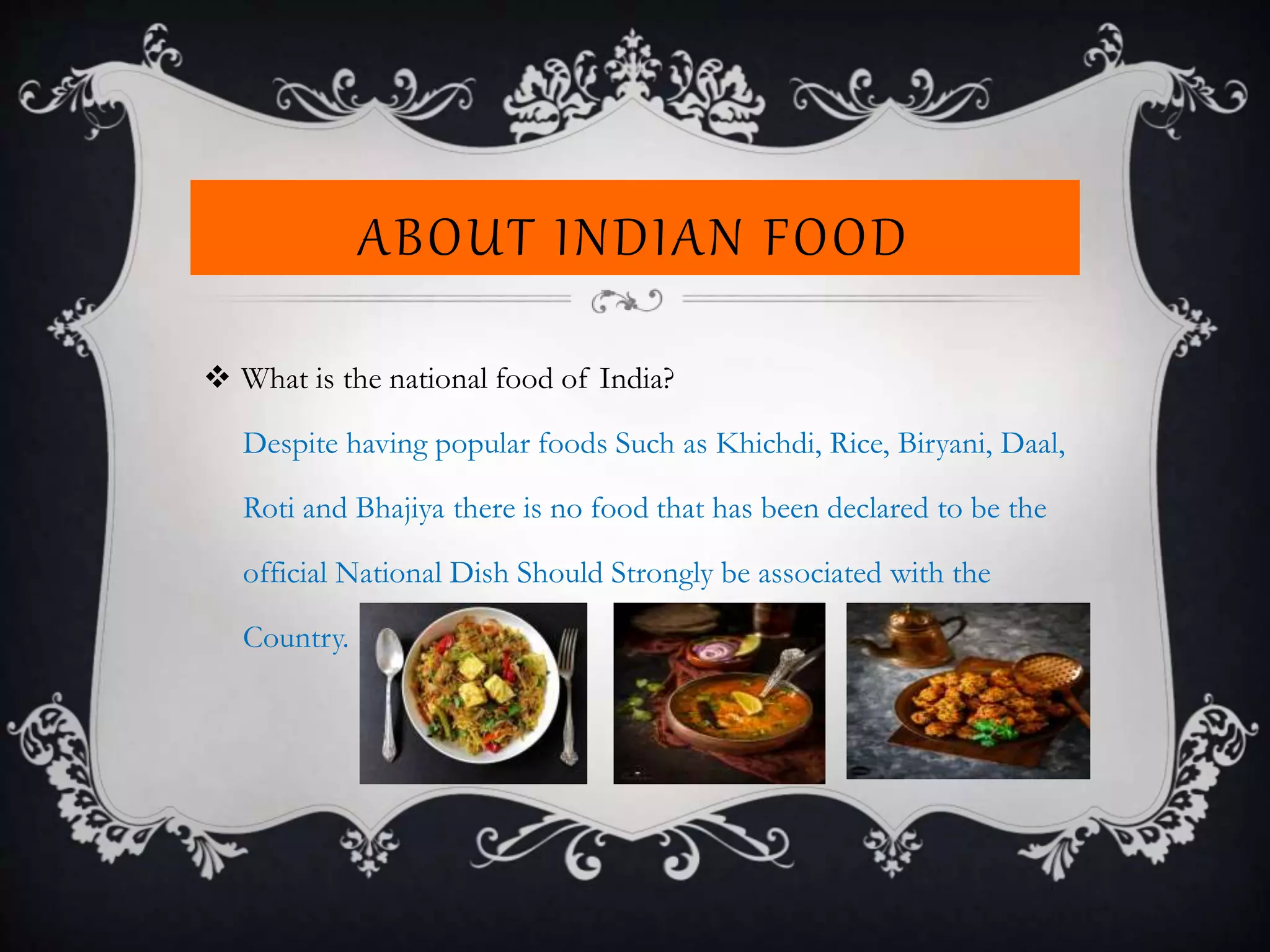 Presentation indian food | PPTX
