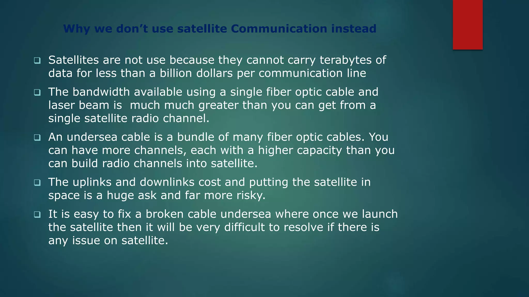 Presentation indian submarine Cable network | PPTX