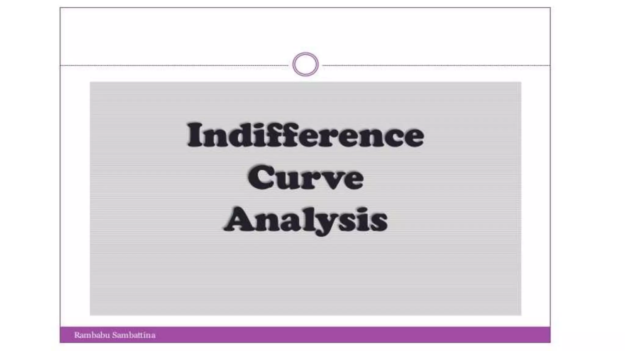 indifference curve | PPTX