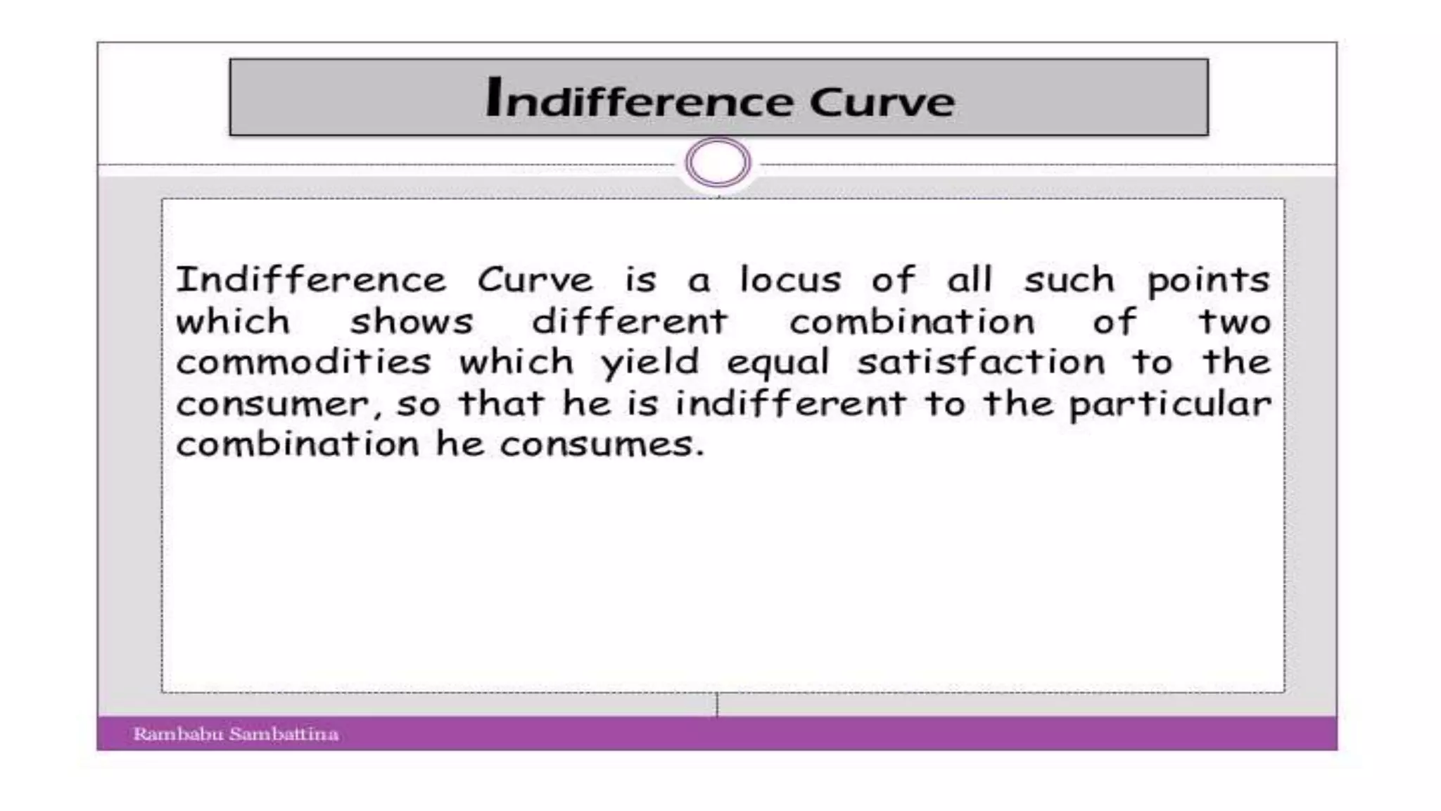 indifference curve | PPTX