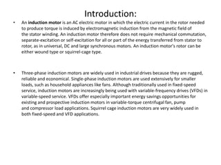 Presentation induction motors 2 | PPTX | Physics | Science