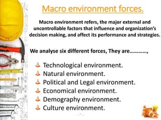 Macro Environmental impact on Construction industry | PPTX