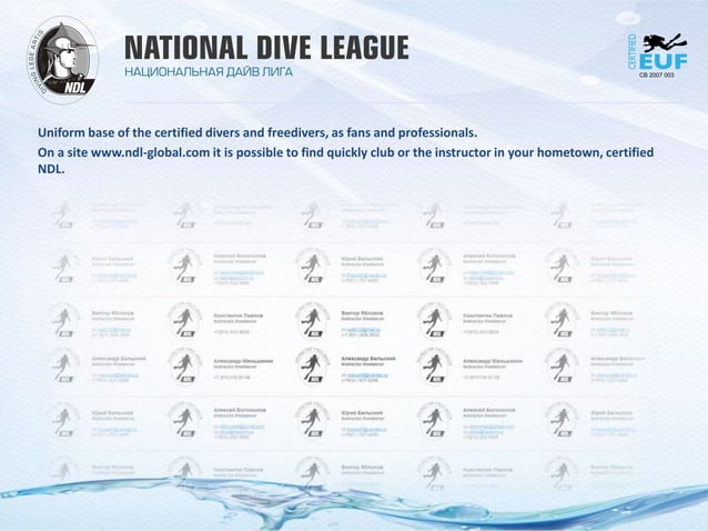NDL presentation in english | PPTX | Scuba Diving | Extreme Sports