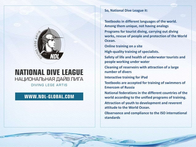 NDL presentation in english | PPTX | Scuba Diving | Extreme Sports