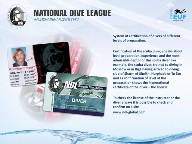 NDL presentation in english | PPTX | Scuba Diving | Extreme Sports