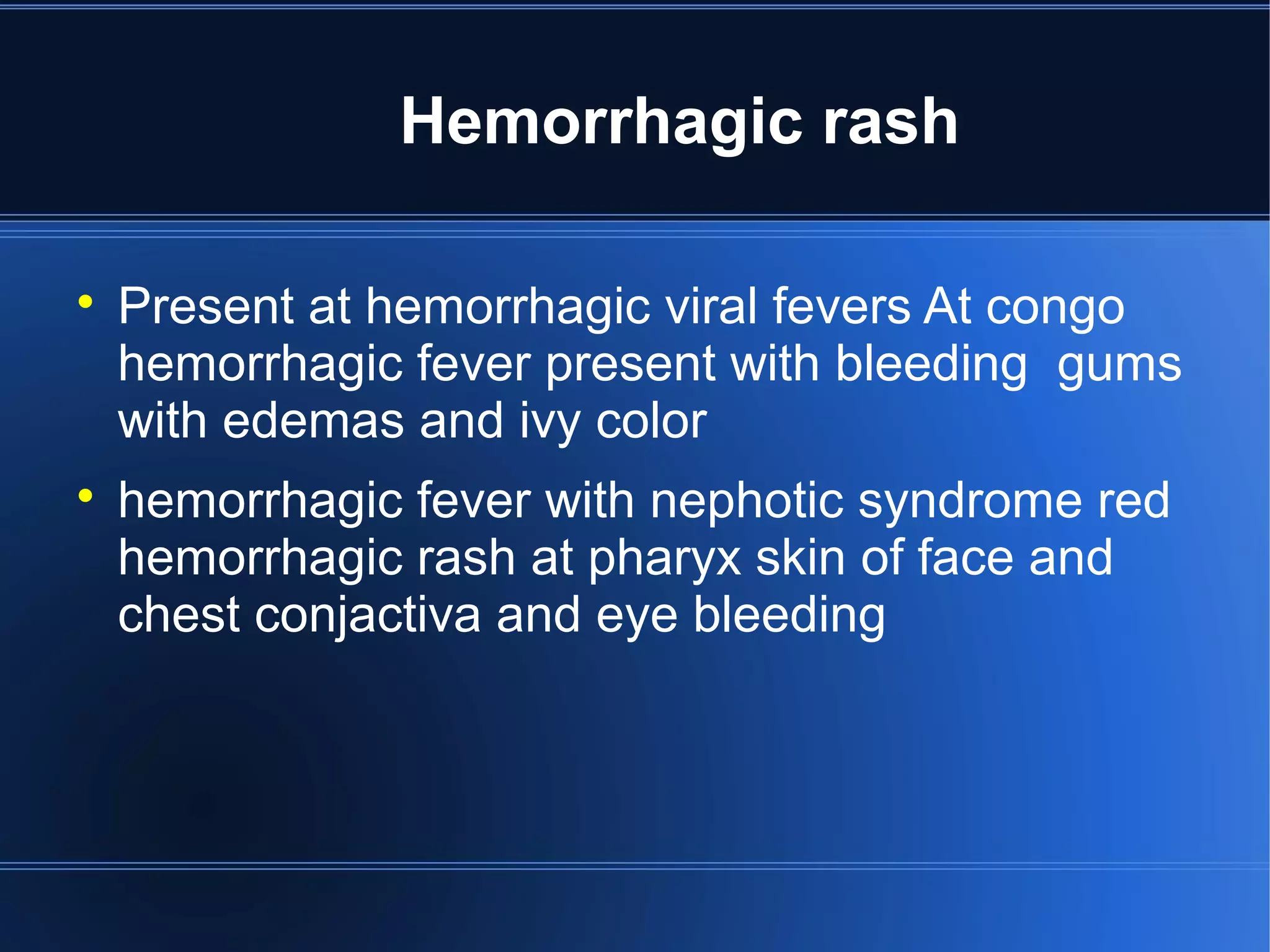 Rash differential Diagnosis of Infectious diseases | PPT