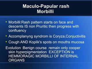 Rash differential Diagnosis of Infectious diseases | PPT | Infectious ...