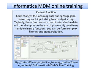 Informatica MDM online Training | Informatica MDM Training Classes by Sujeet Patel| Informatica ...