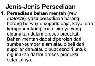 Presentation in manajemen persediaan Universitas Sriwijaya | PPT
