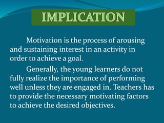 Presentation in Motivation | PPTX