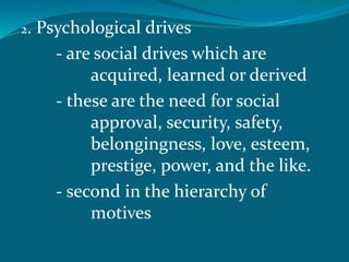 Presentation in Motivation | PPT