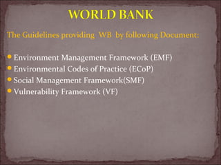 Environment Social and road safety safeguard | PPT