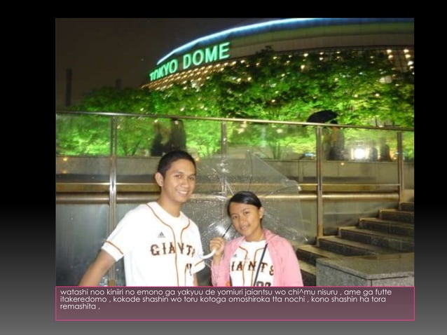 Presentation in nihongo(slideshow) | PPSX