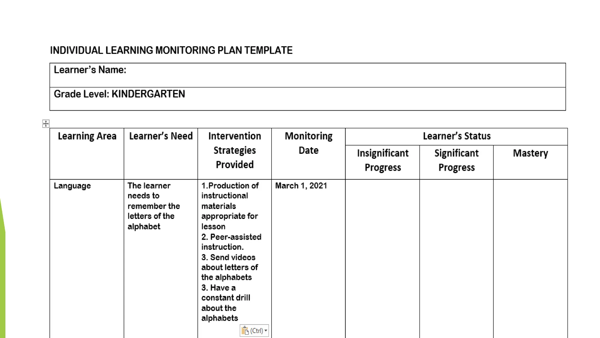 how to accomplish individual learning plan.pptx