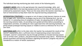 how to accomplish individual learning plan.pptx | Educational ...