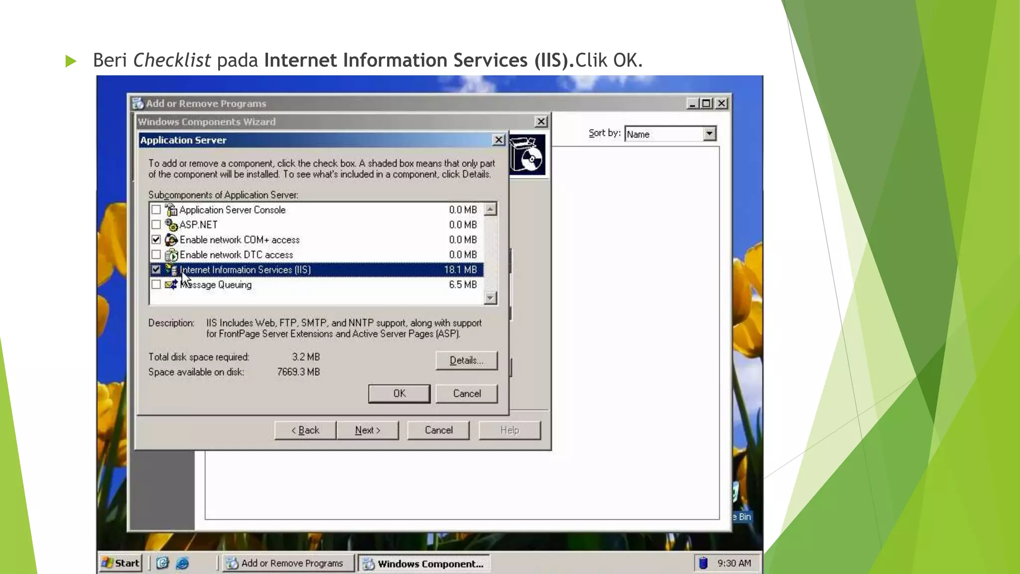 Presentation Installasi,Configuration,Troubleshot IIS Web Server | PPT