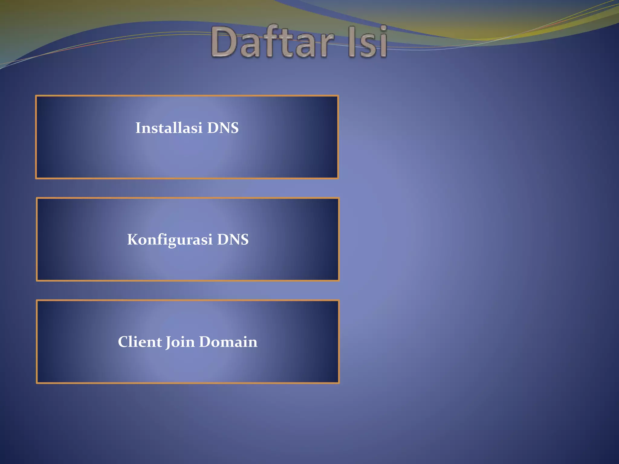 Presentation Installasi DNS Server | PPTX