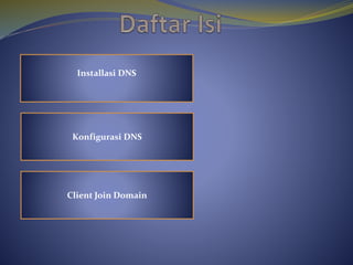 Presentation Installasi DNS Server | PPT